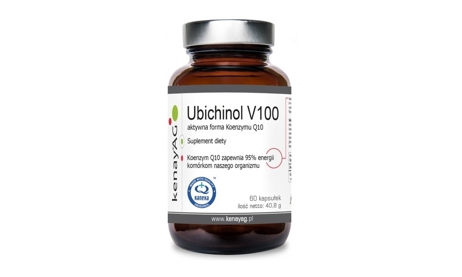 Kenay Ubichinol V100 aktywna forma Koenzymu Q10 60kapsułek cena 124,90zł - Sklep Biosuplementacja.pl